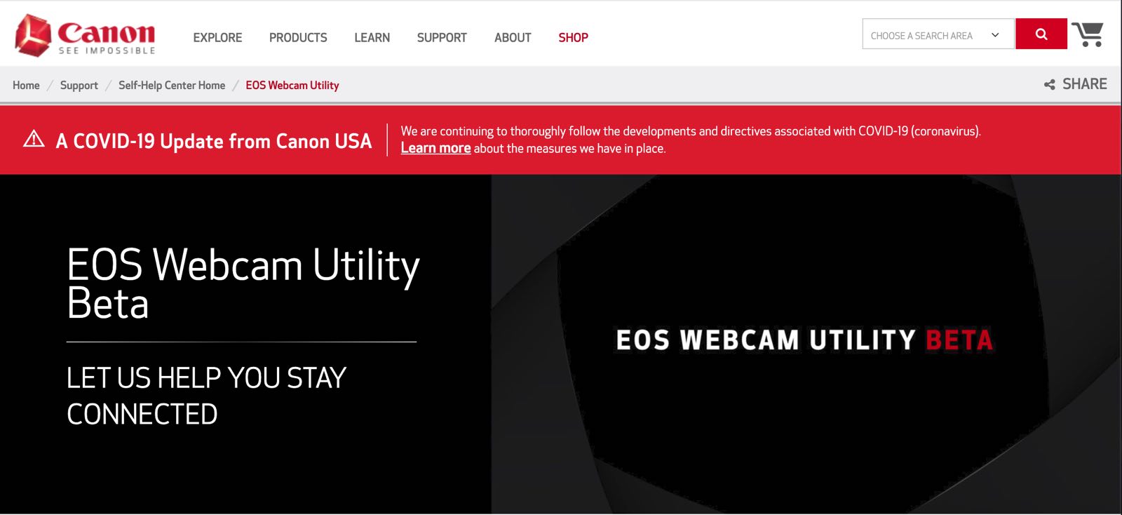 CanonのEOSカメラがwebカメラとして使える「EOS Webcam Utility Beta」が公開されました。 | Estudio ...
